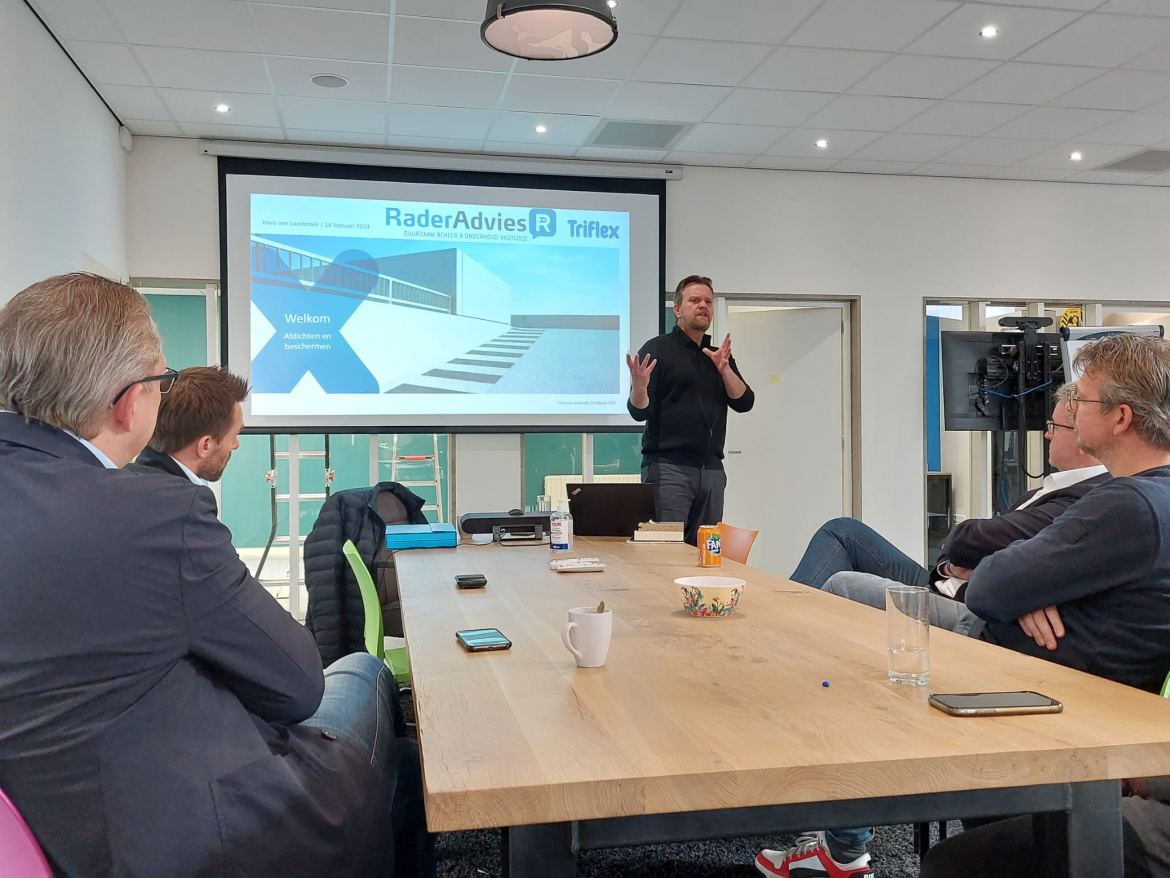 Kennissessie Triflex - Nieuws - Raderadvies | Beheer & onderhoud gebouwen